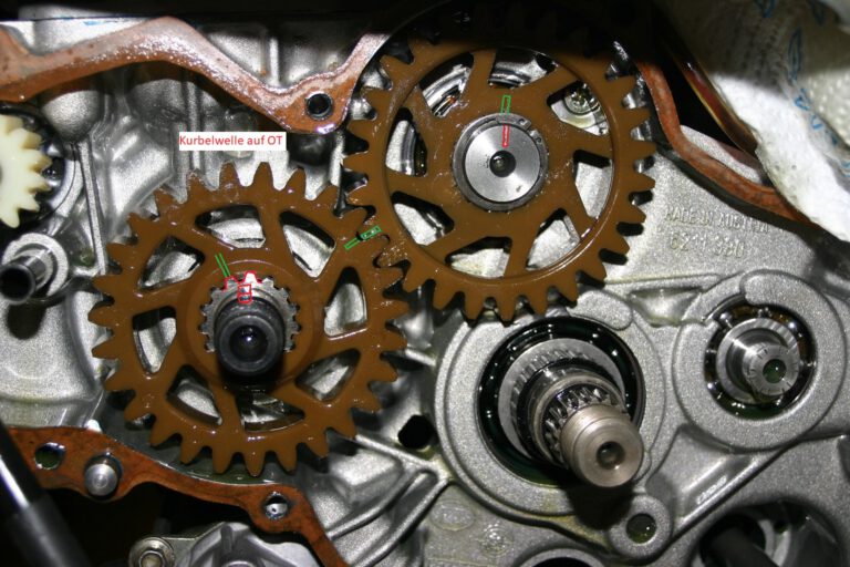 Balance shaft gears installation in Rotax 123 (Aprilia RS 125) | Hartrusion