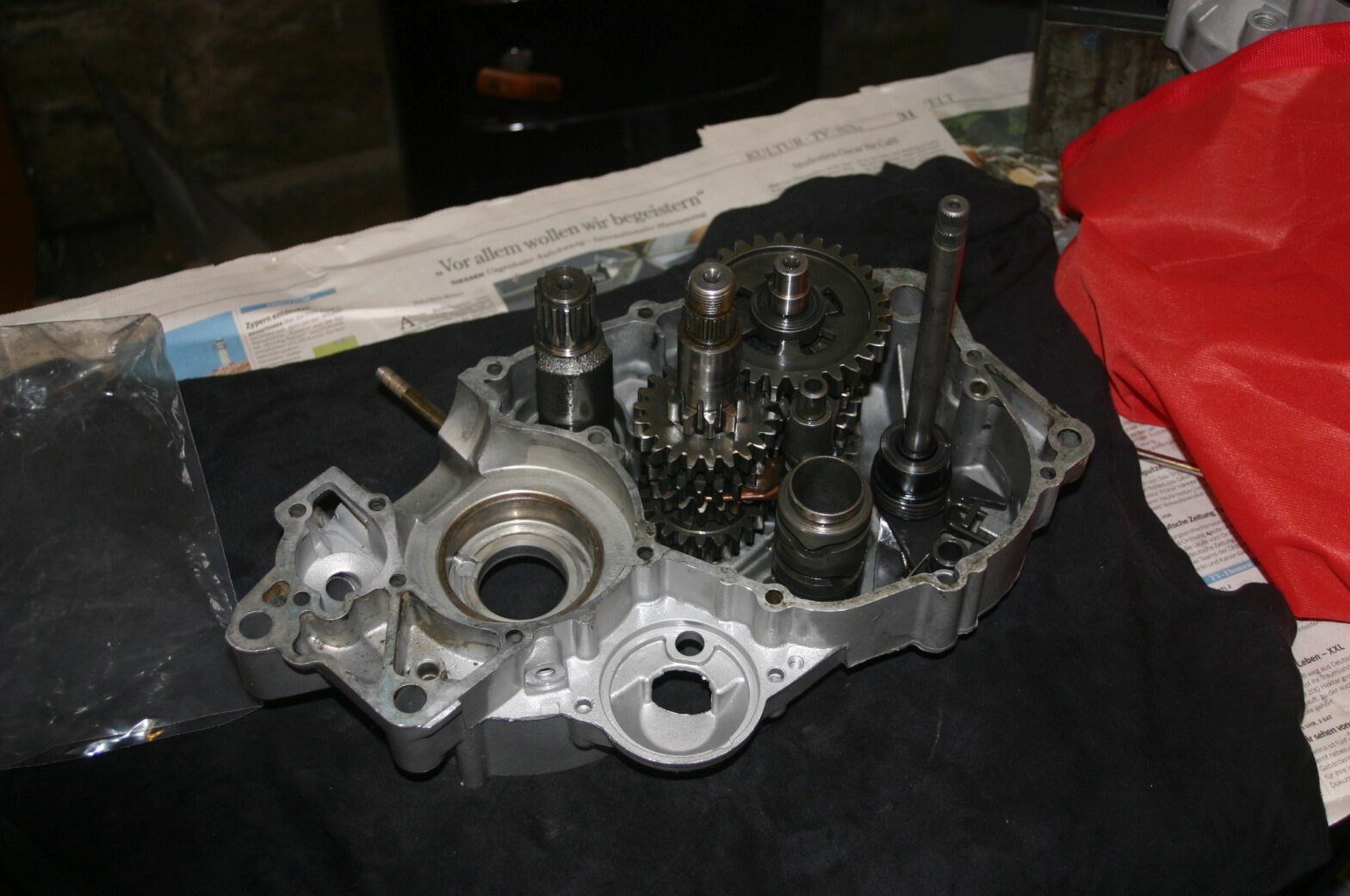 Zusammenbau Getriebe Rotax 123 | Hartrusion