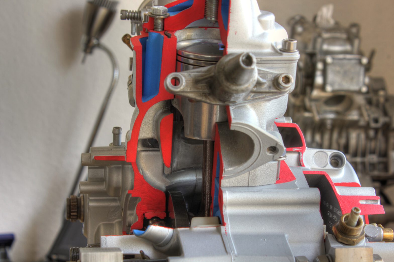 Cutaway Model Rotax 123 - Aprilia RS 125 | Hartrusion