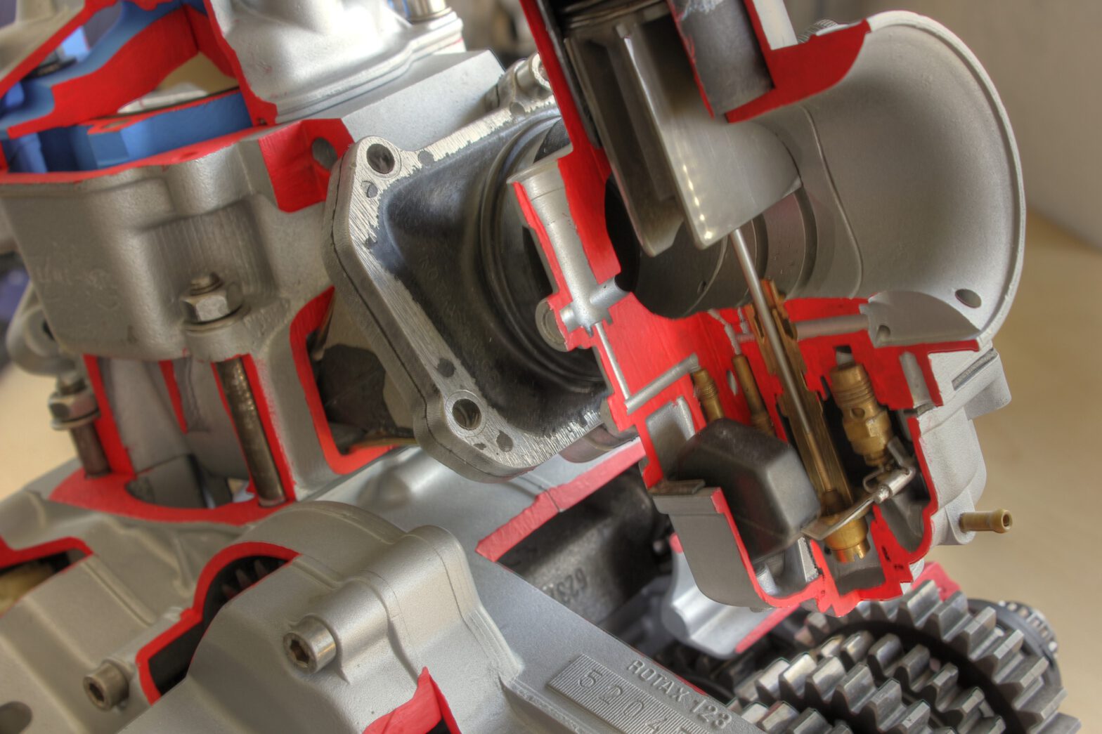 Cutaway Model Rotax 123 - Aprilia RS 125 | Hartrusion