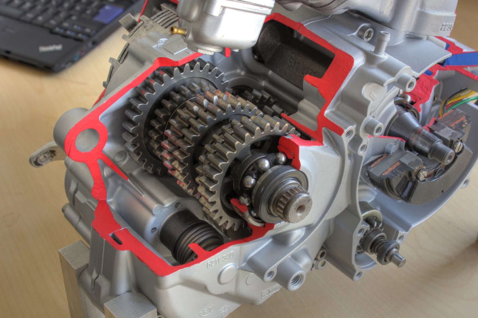 Cutaway Model Rotax 123 - Aprilia RS 125 | Hartrusion